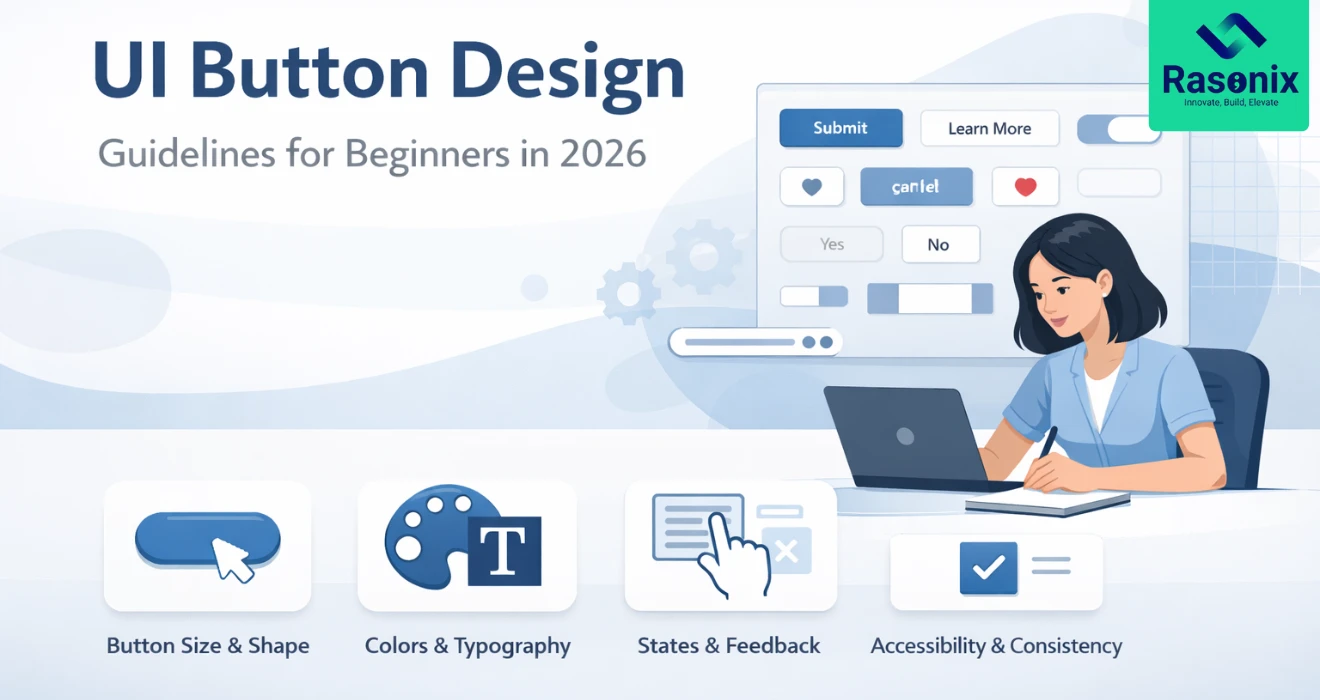 UI Button Design Guidelines for Beginners in 2026
